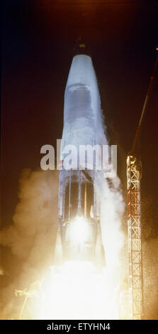 Atlas 12B, Launch Details Flight 12B; at Cape Canaveral Stock Photo - Alamy