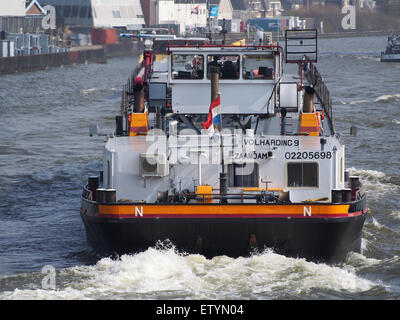 The 'Volharding 8' is a container ship operating along the Amsterdam ...