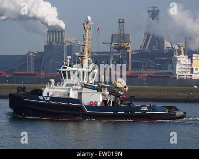 The Thor Horizon (IMO 9137117) and Triton (IMO 9451537) are docked at ...