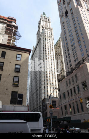 Iconic Woolworth Building, Manhattan, New York City. Designed by the ...