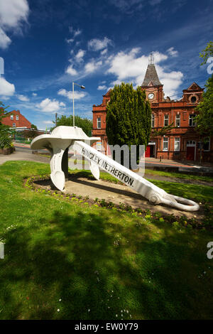 A Replica of the Titanic Anchor Netherton Dudley West Midlands England ...