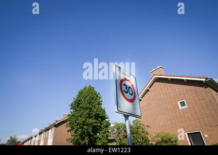 Speed limits in The Netherlands. Sign of Speed limits at the Dutch ...