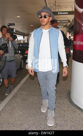 Lewis Hamilton, wearing a pair of Kanye West x Adidas Yeezy 750 Boost ...