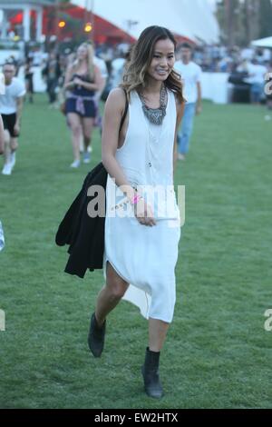 Jamie Chung at Coachella 2015 - Week 1 - Day 1 Featuring: Jamie Chung ...