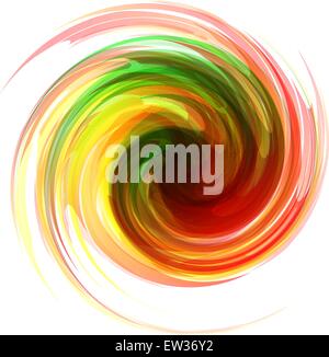 Colorful abstract icon. Dynamic flow illustration. Swirl background ...