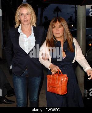 Chelsea Handler visits Craig's restaurant with a friend Featuring ...