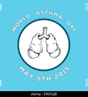 World Asthma Day Stock Vector Image & Art - Alamy