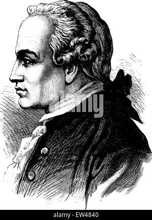 Immanuel Kant. German philosopher. vector illustration Stock Vector ...