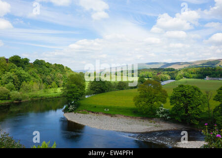 Ruskins's View Kirkby Lonsdale Stock Photo - Alamy
