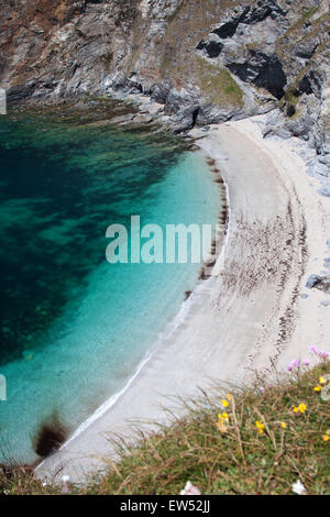 Gooden Heane Cove near Portreath in Cornwall Stock Photo - Alamy
