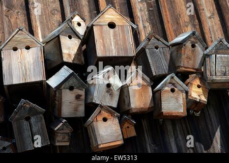 Birdhouses, Germany, city of Füssen, 03. June 2015. Photo: Frank May ...