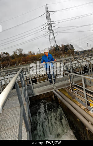 Jänschwalde, Germany, pit water treatment KW Jänschwalde Stock Photo ...