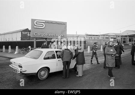 1980 Steel Strike, Cargo Steel Works, British Steel Corporation ...