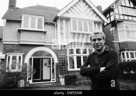 Mike Prince, ATV Midlands Presenter pictured at his edwardian home ...