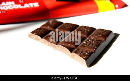 Euro Shopper Plain Chocolate dark made from at least 50% cocoa costing ...