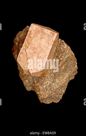 Sanidine mineral rock Stock Photo - Alamy