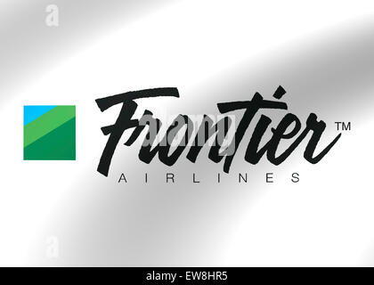 Frontier Airlines logo symbol icon flag emblem sign Stock Photo - Alamy