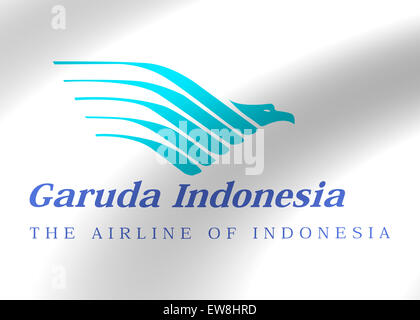 Garuda Indonesia Airlines logo icon flag emblem sign symbol Stock Photo ...