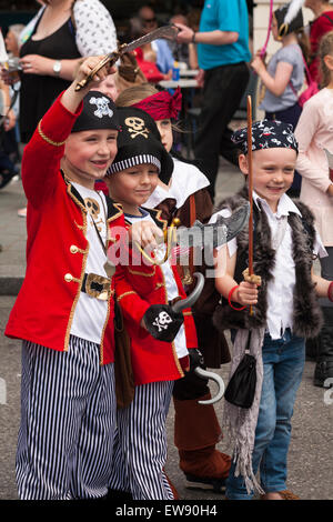 Children dressed as pirates at Harry Paye Day, Poole in June Credit ...