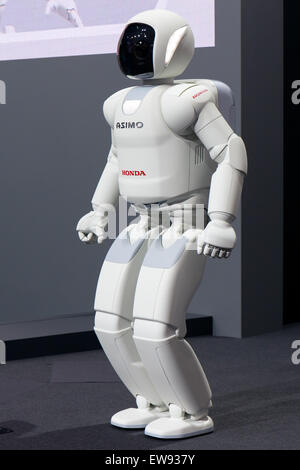 The Honda ASIMO, a humanoid robot, is displayed at the 2011 Tokyo Motor ...