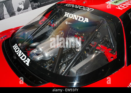 The Honda NSX Le Mans (GT1) rear-right view, displayed at the Honda ...