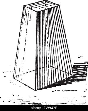 Truncated Triangular Pyramid Stock Vector Image & Art - Alamy