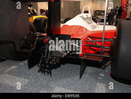 The Honda RA168E engine, displayed at the Honda Collection Hall, a ...