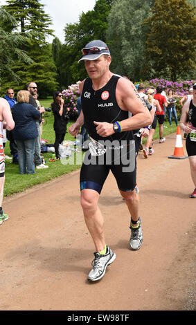 Television Chef Gordon Ramsey competes in the Staffordshire 70.3 ...