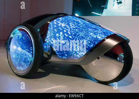 The Toyota FV2, showcased at the 2013 Tokyo Motor Show, features an ...