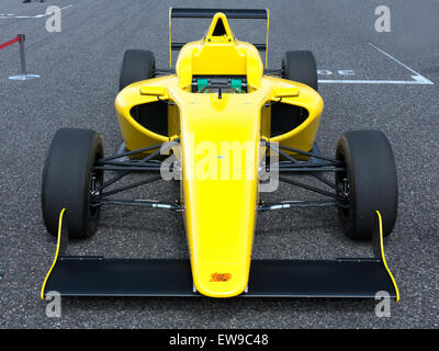 The Dome F110, a 2014 Super GT race car, is pictured from the front ...