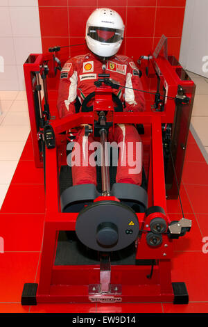 The Ferrari Drivers Training Machine, located at the Museo Ferrari ...