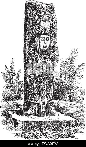 Copan Sculpture is an archaeological site of the Maya civilization ...