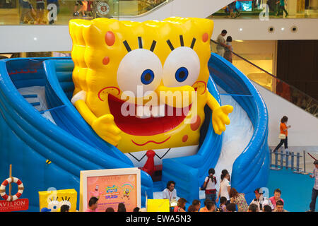 Inflatable Ball pit at the Spongebob promotion ground at Pavillion ...