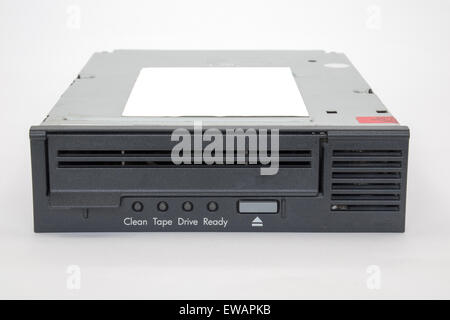 Backup Tape Drive on a white background Stock Photo - Alamy