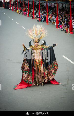 The colourful Jember Fashion Carnival in Jember, Indonesia Stock Photo ...