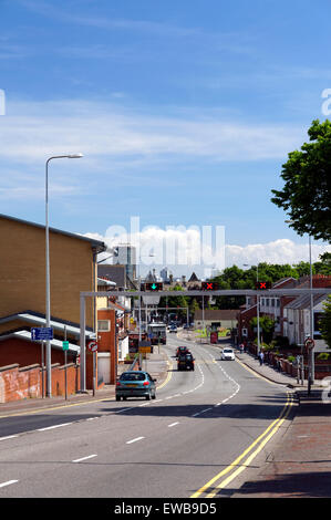 Cars traffic, Cardiff, Wales, United Kingdom Stock Photo - Alamy