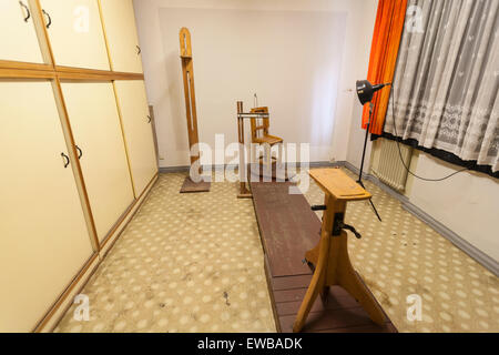 Fingerprinting procedures in the former Stasi prison, Hohenschönhausen ...
