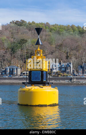 Corran Ledge buoy, west cardinal marker Stock Photo - Alamy