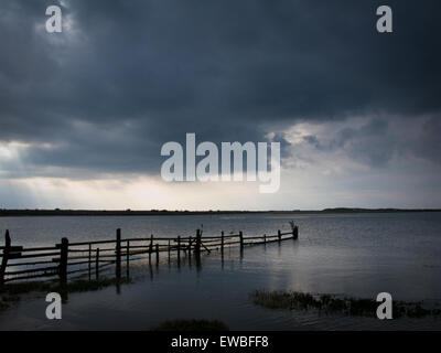 Stormy skies above sea near Westward Ho!, Devon, UK Stock Photo - Alamy