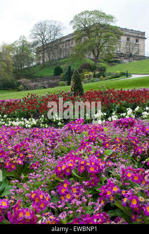 Nottingham castle gardens UK April 2017 Stock Photo - Alamy