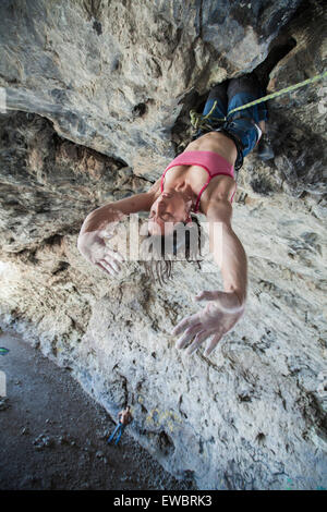 Rock climbing in El Arenal, Hidalgo, Mexico Stock Photo - Alamy