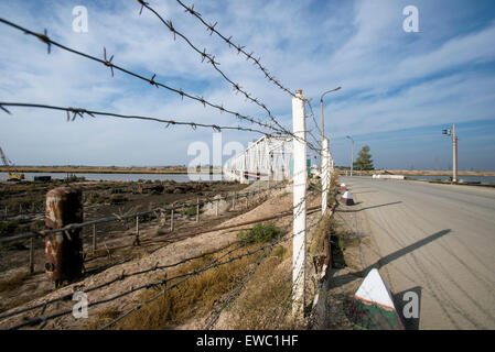 The Freedom Bridge, also known as the Friendship Bridge, in northern ...