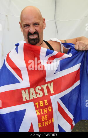 Veteran world toe wrestling champion, Alan 'Nasty' Nash, celebrates ...