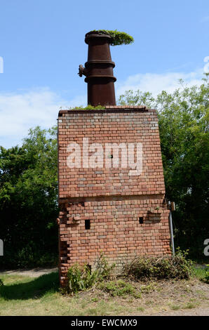 Old Shale Oil Retort House, Kilve Beach, Somerset Remnant of an attempt ...