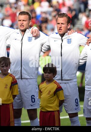 England forward Harry Kane (9) during the England v Croatia FIFA WORLD ...