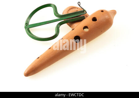 ancient musical instruments such as the Sicilian jew's harps Stock ...