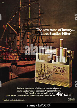 cigarette advert - Full page advertisement in 1970s English men's ...