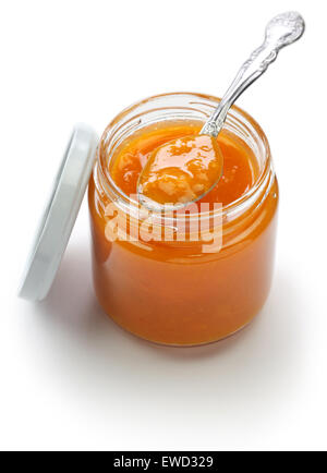 Sweet Homemade Apricot Jam on Toast for Breakfast Stock Photo - Alamy