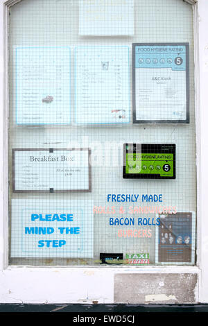 Food hygiene sticker Stock Photo - Alamy