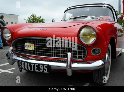 Simca Aronde convertible classic French car Stock Photo - Alamy